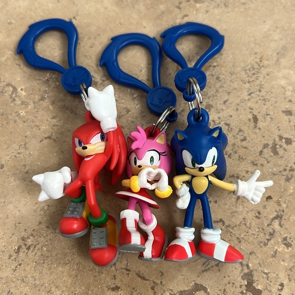 Toys | Sonic Set Of Keychains | Poshmark